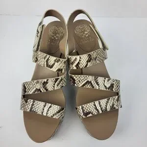 Vince Camuto | Shoes | Vince Camuto Velley Natural Snakeskin Print ...